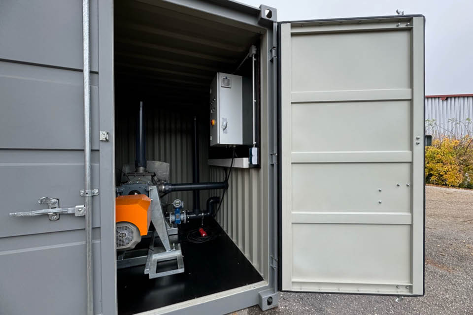 Separator KKS26 im Container - Moosbauer Separator