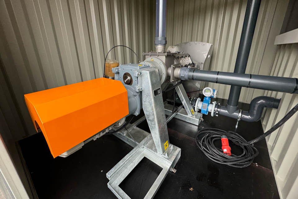 Separator KKS26 im Container - Moosbauer Separator